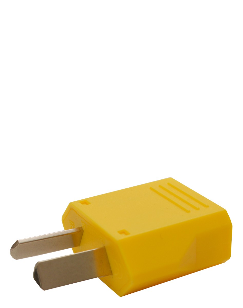 F1 YELLOW AUS/ NZ & CHINA NON-GROUNDED ADAPTER - Flight 001